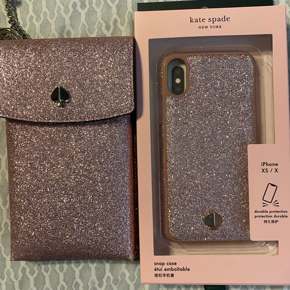 kate spade | Bags | Kate Spade Small Bag And Iphone X Glitter Set ...